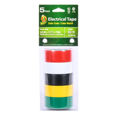 5PK ELECTRICAL TAPE- COLOR CODE – Pinecone Distribution Inc.