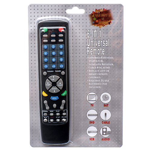 REMOTE CONTROL BLACK COLOR W/BLISTER CARD – Pinecone Distribution Inc.